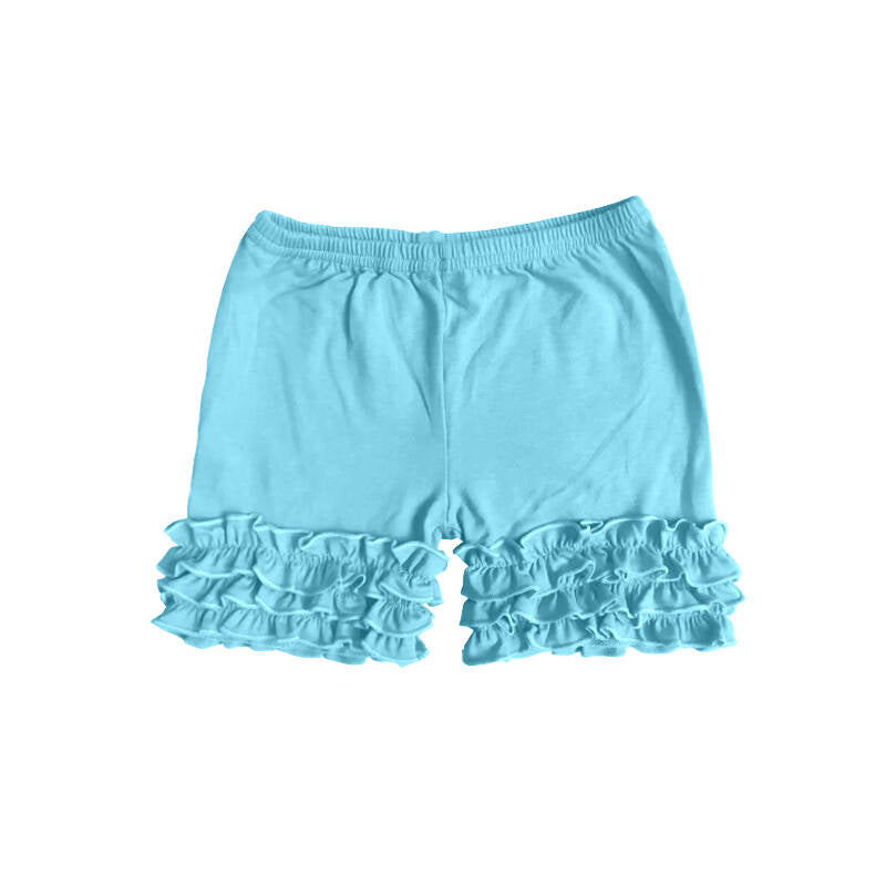 Deadline Feb 4 aqua cotton kids girls icing ruffle shorts – Western ...