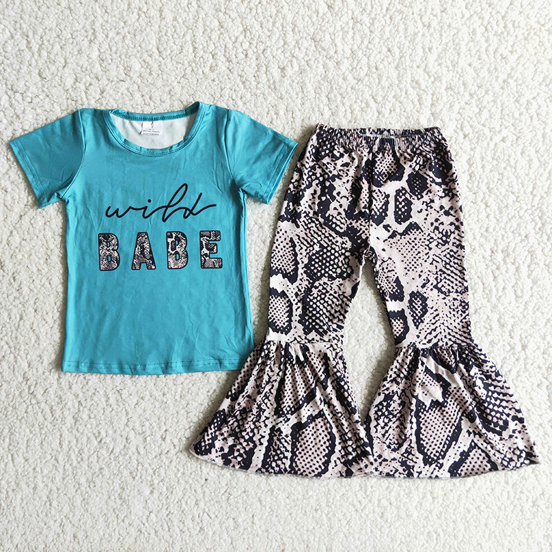 Girl Babe Snake Skin Outfit – Western Kids Clothes