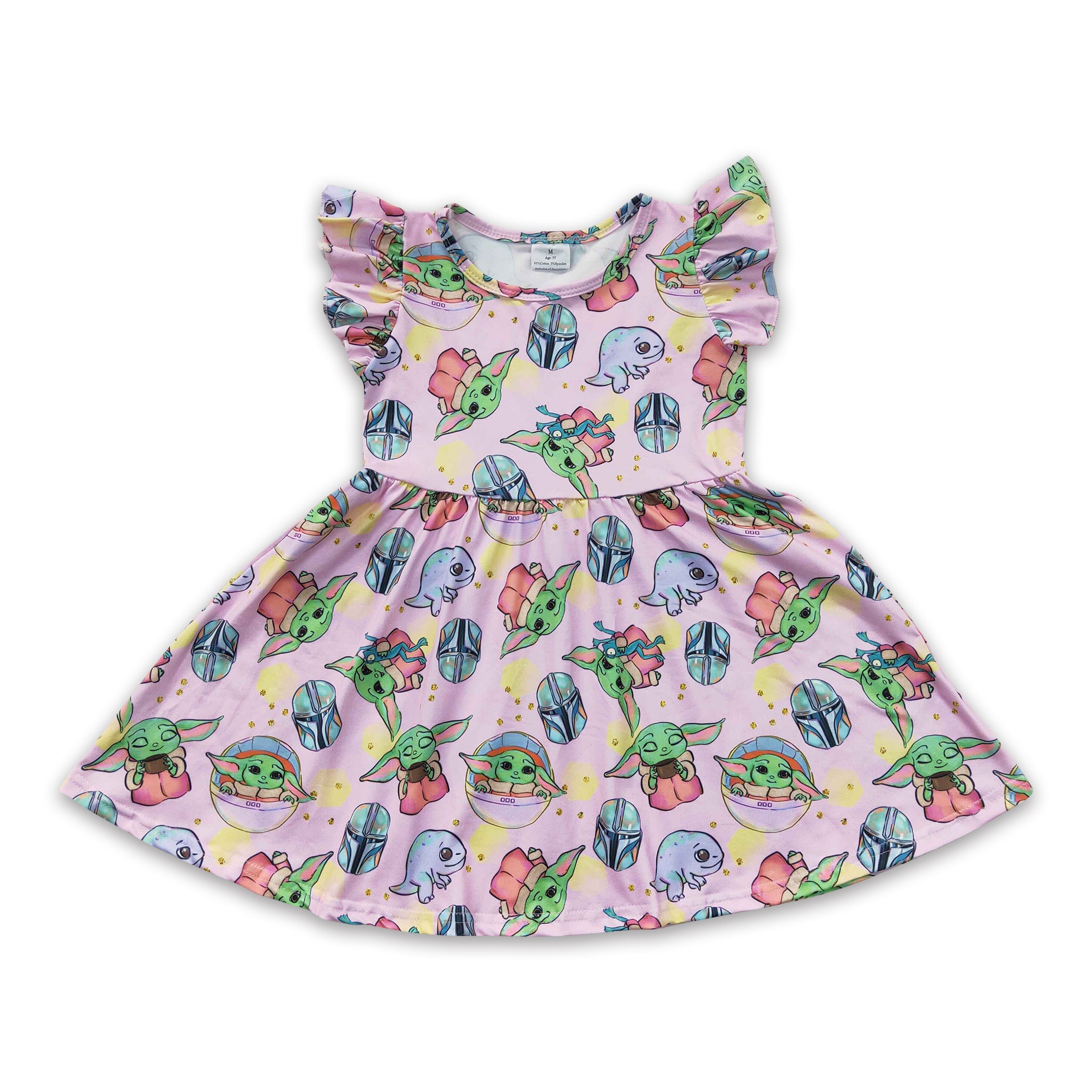 Flutter sleeves strong baby girls twirl dresses – Western Kids Clothes