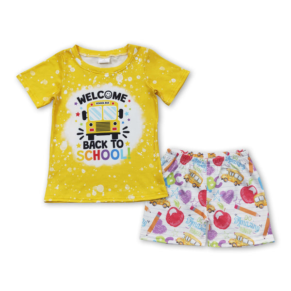 Welcome back to school kids boy clothing set – Western Kids Clothes