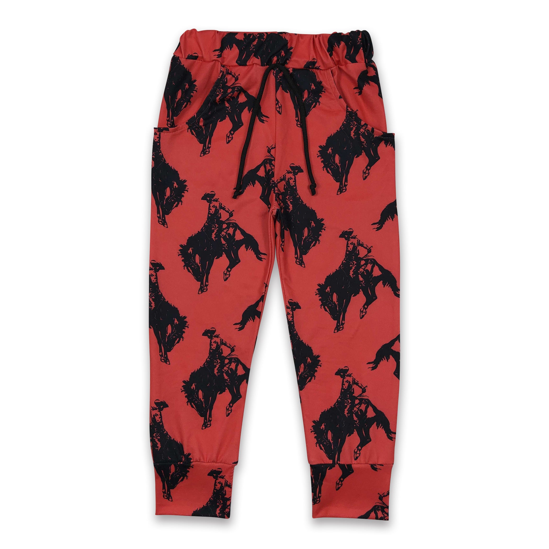 Horse pockets rodeo kids boy western pants – Western Kids Clothes